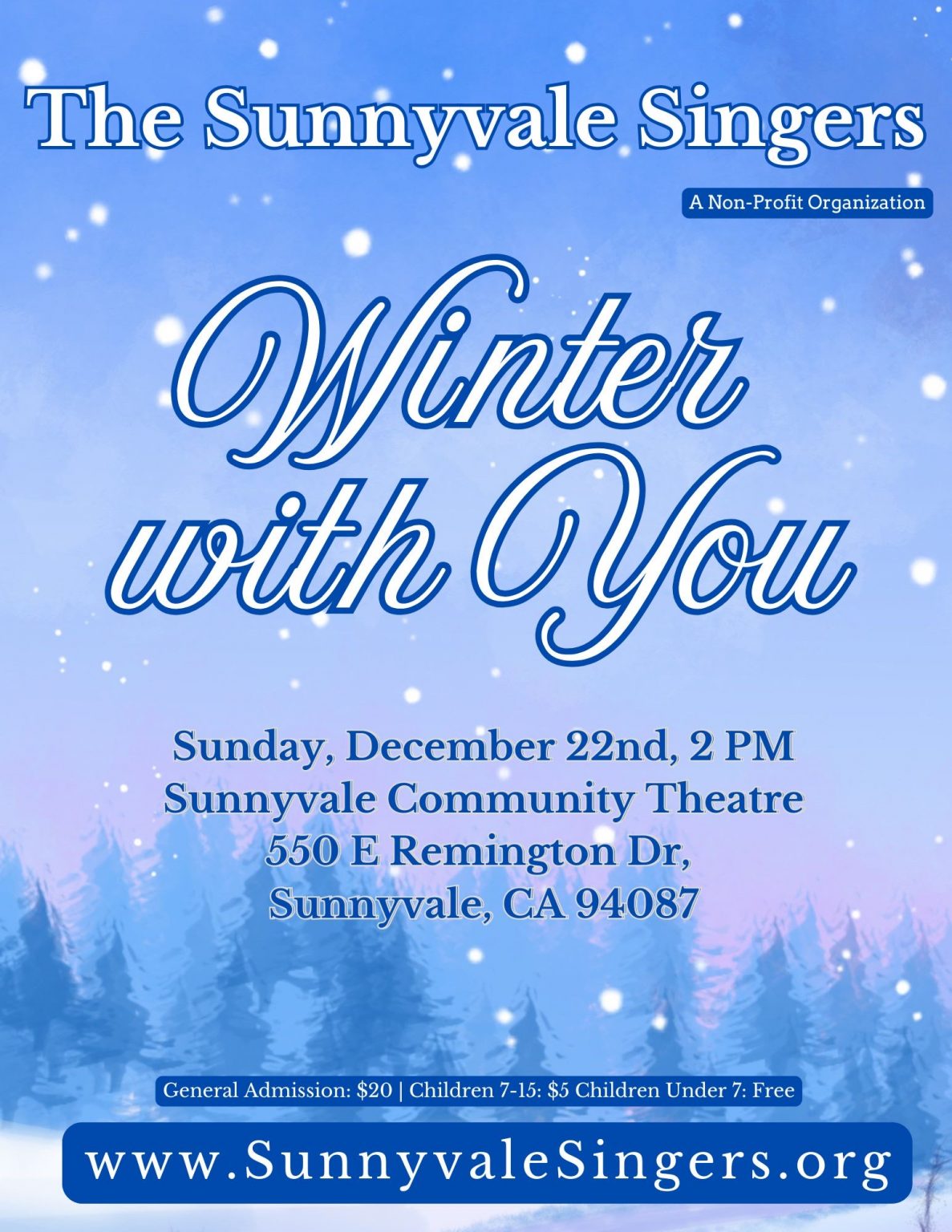 Fall 2024: Winter With You – Sunnyvale Singers